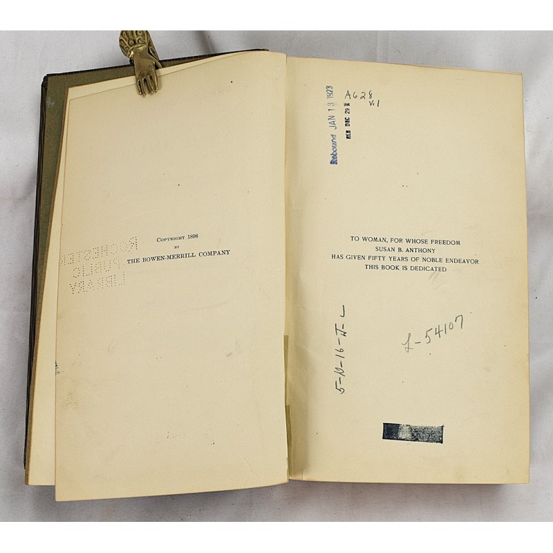 The Life and Work of Susan B. Anthony...: A Story of the Evolution of ...