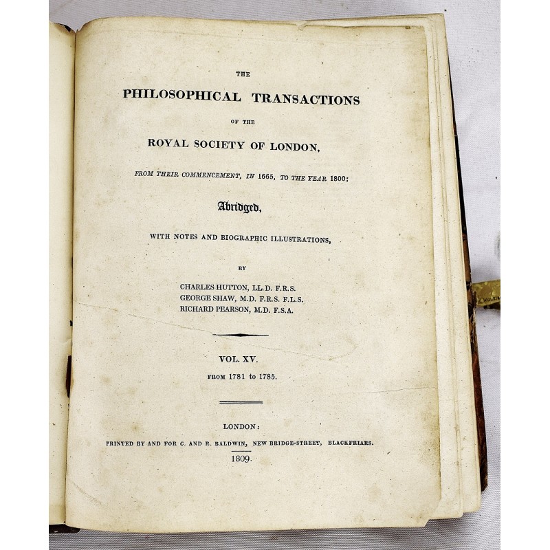 The Philosophical Transactions of the Royal Society of London, from ...