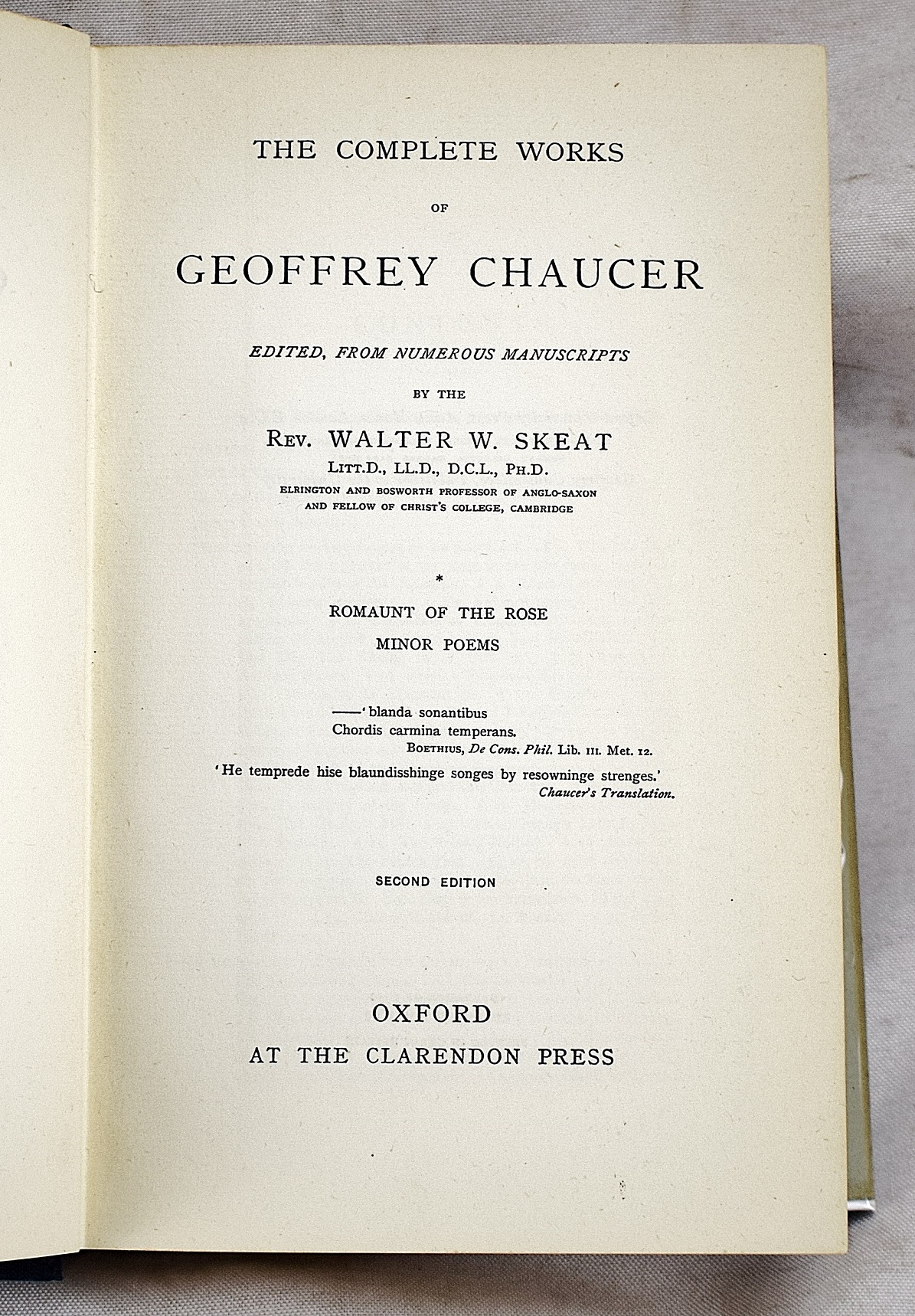 The Complete Works of Geoffrey Chaucer: 7 volumes